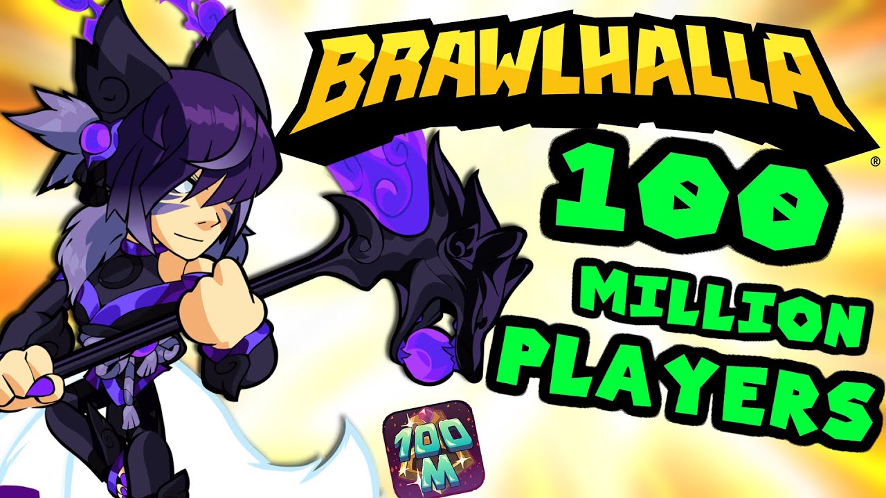 Brawlhalla ~ 100 MILLION PLAYERS ~ Event!! + NEW Colors + EPIC Yumiko ...