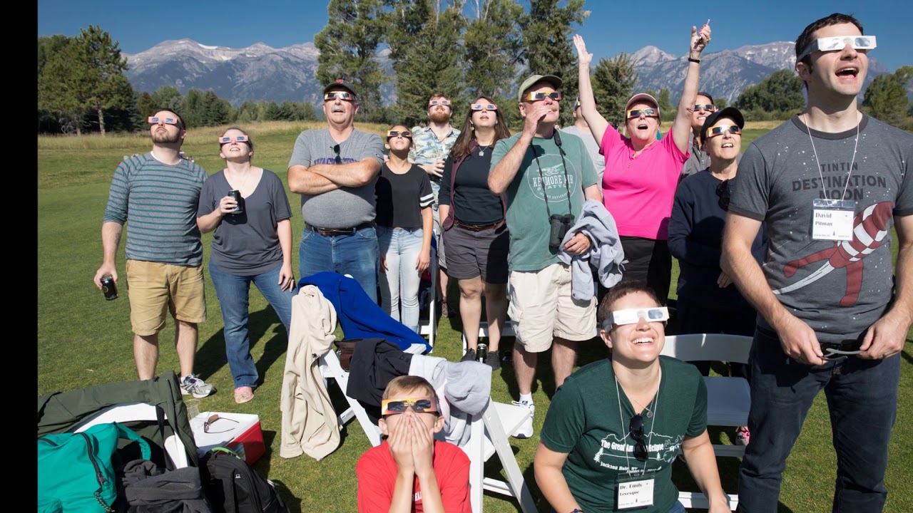 Eclipse Day - 2017 - Grand Tetons, Wyoming - YouTube