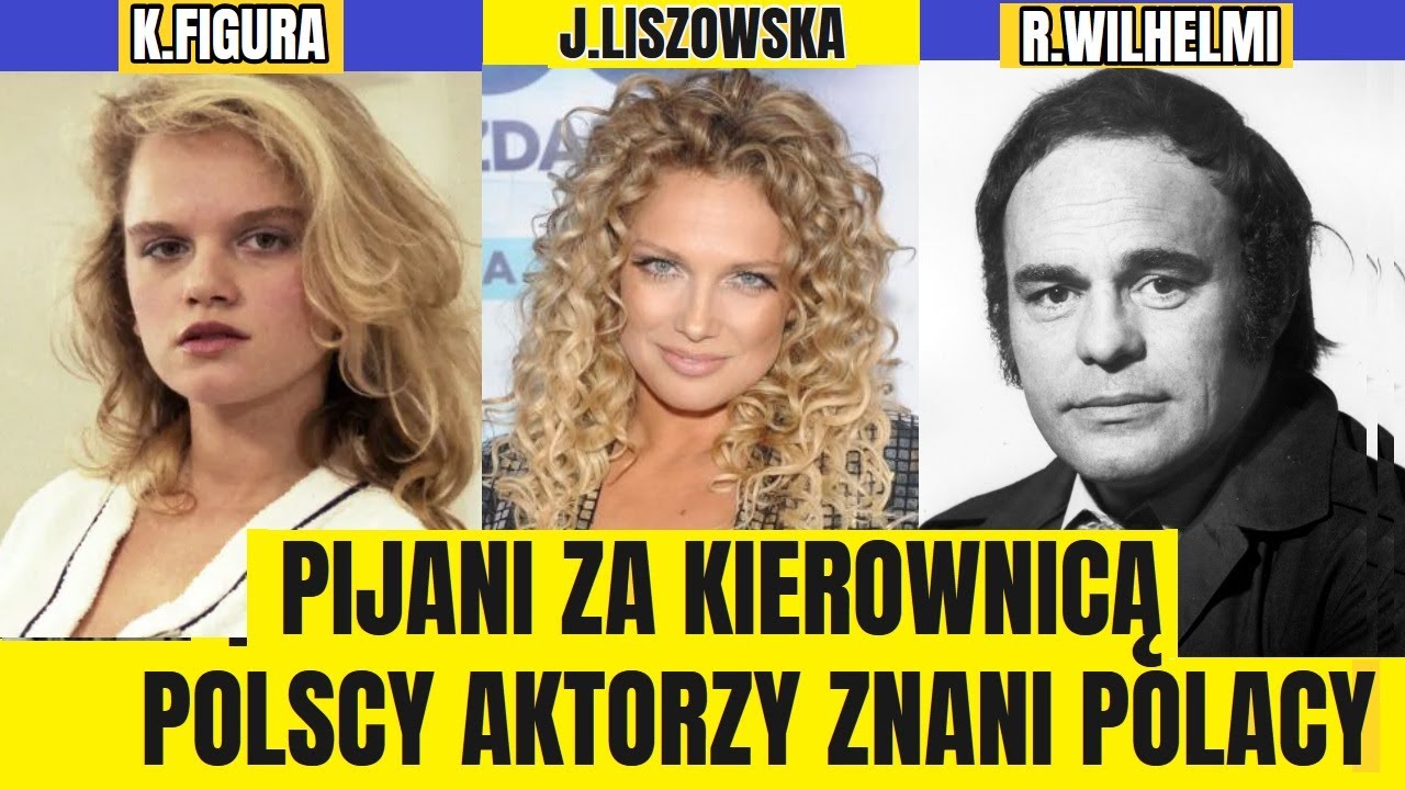PIJANI ZA KIEROWNICĄ POLSCY AKTORZY AKTORKI ZNANI POLACY - YouTube