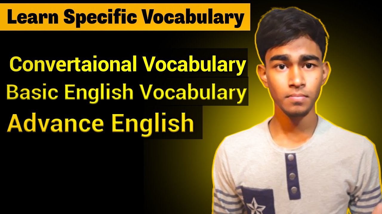 How to Learn Specific Vocabulary for Spoken English . - YouTube