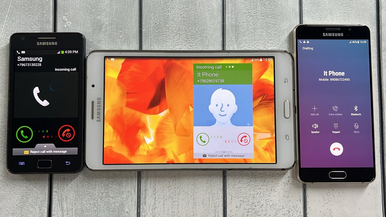 Incoming Call Tablet & Phone/ Samsung s2 plus & A5 & Tab 4 - YouTube