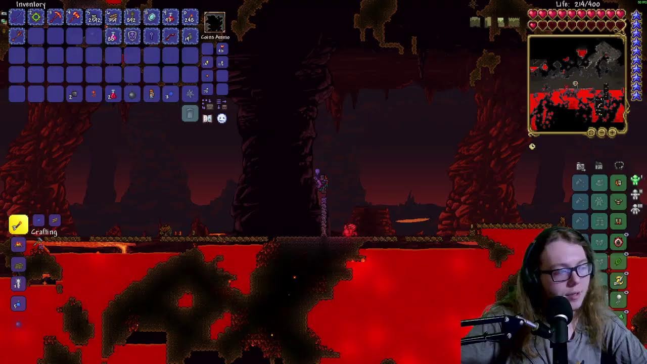 Playing my New Vanilla Terraria Save Ep 2 - YouTube