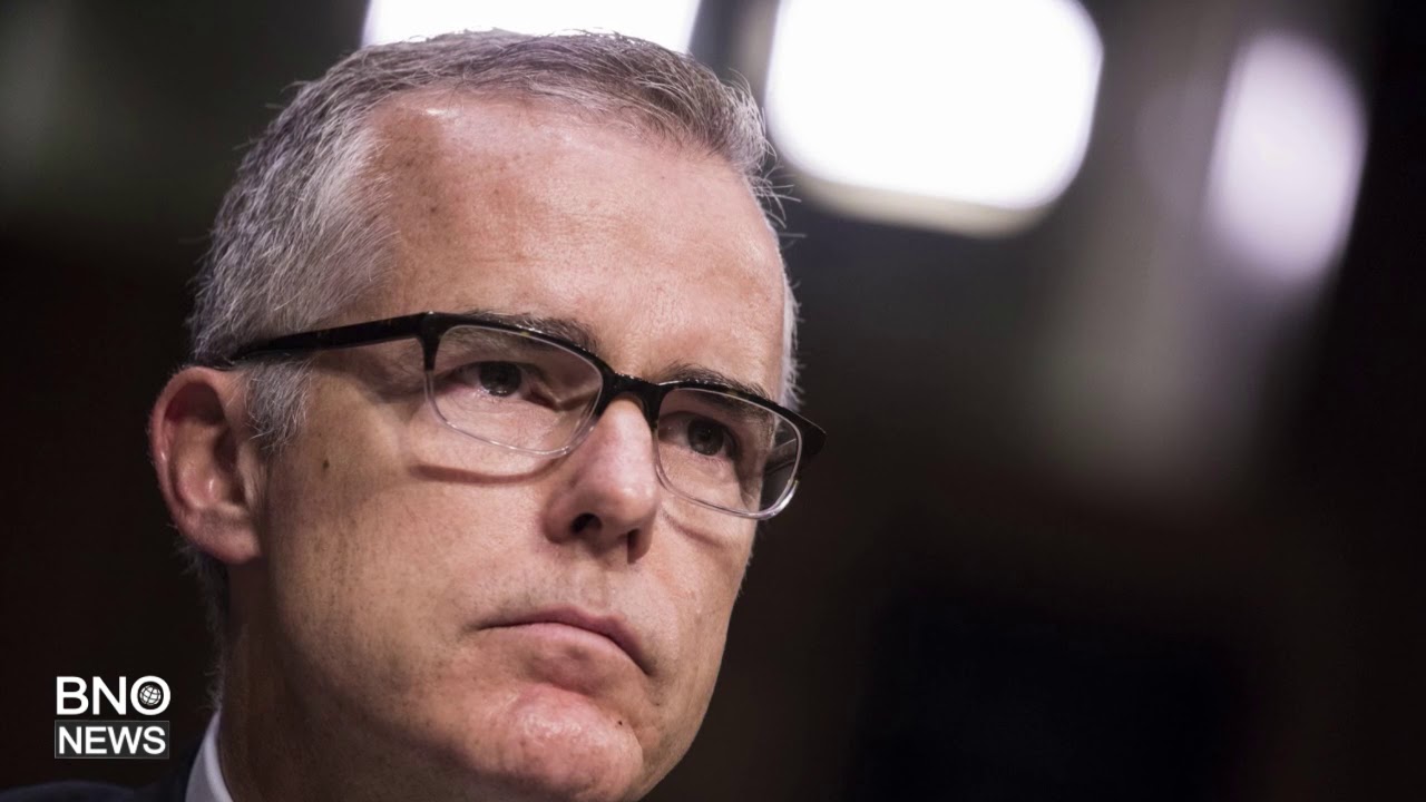Former FBI Deputy Director Andrew McCabe Fired - YouTube