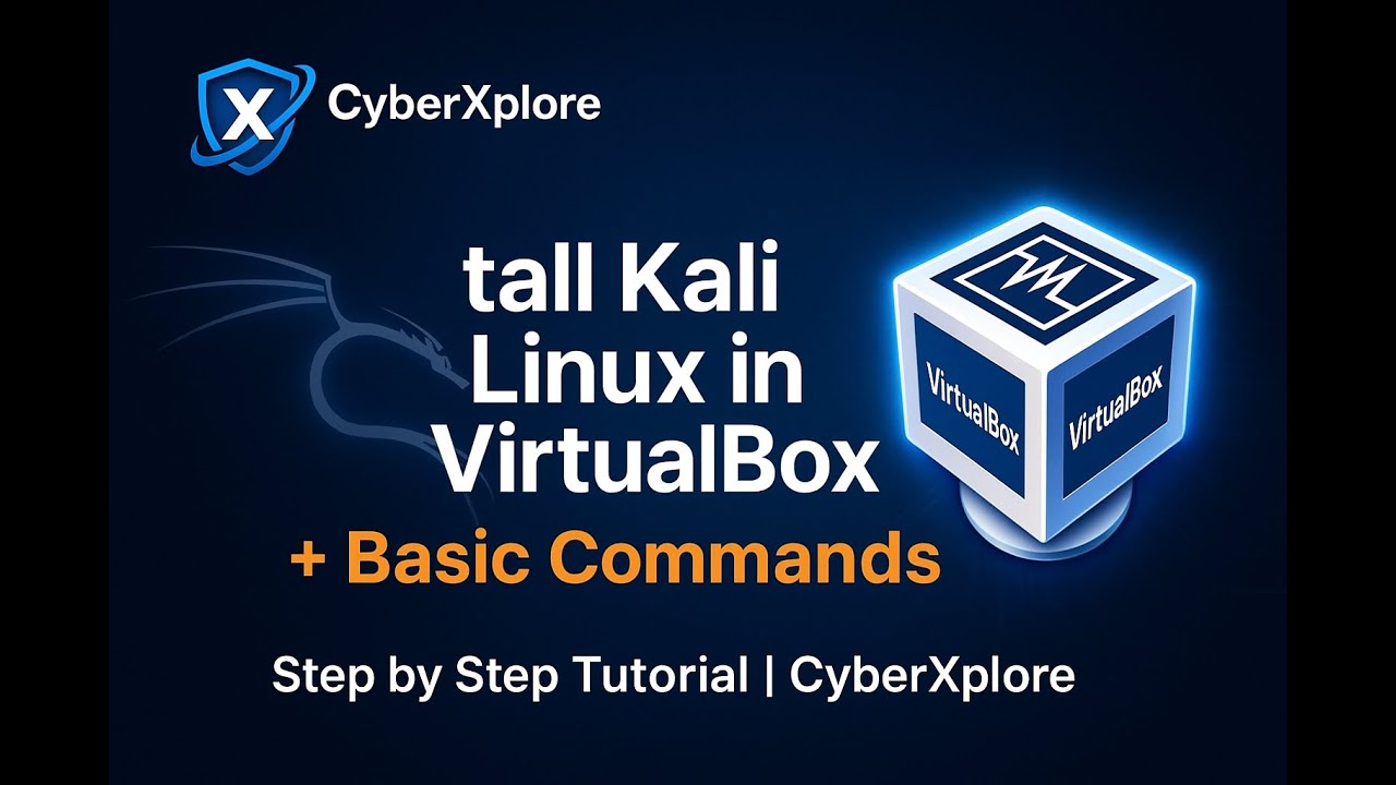 Installing Kali Linux in Oracle VirtualBox + Basic Commands - YouTube