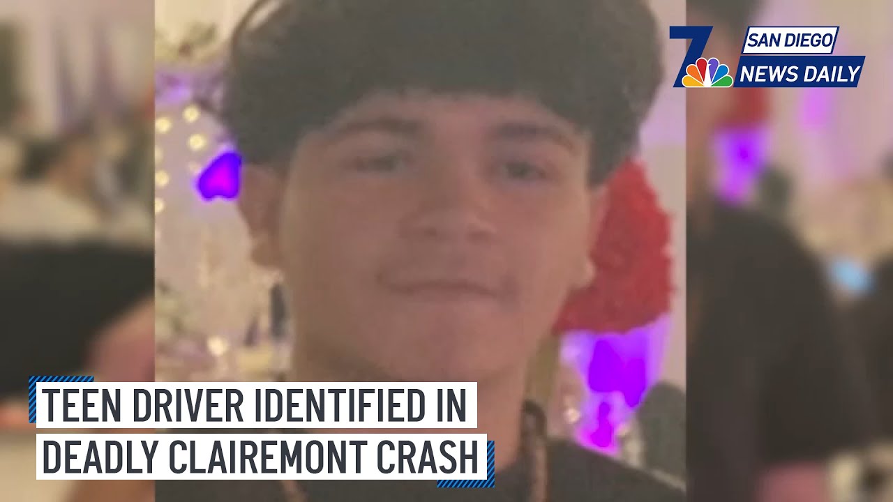 Thurs. Aug. 29 | Teen driver in deadly Clairemont crash with SDPD ...