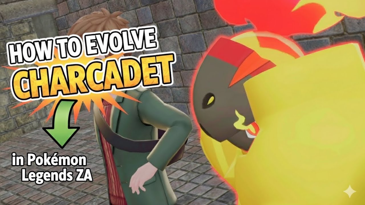 How to evolve Charcadet in Pokemon Legends ZA: Mega Dimension - YouTube