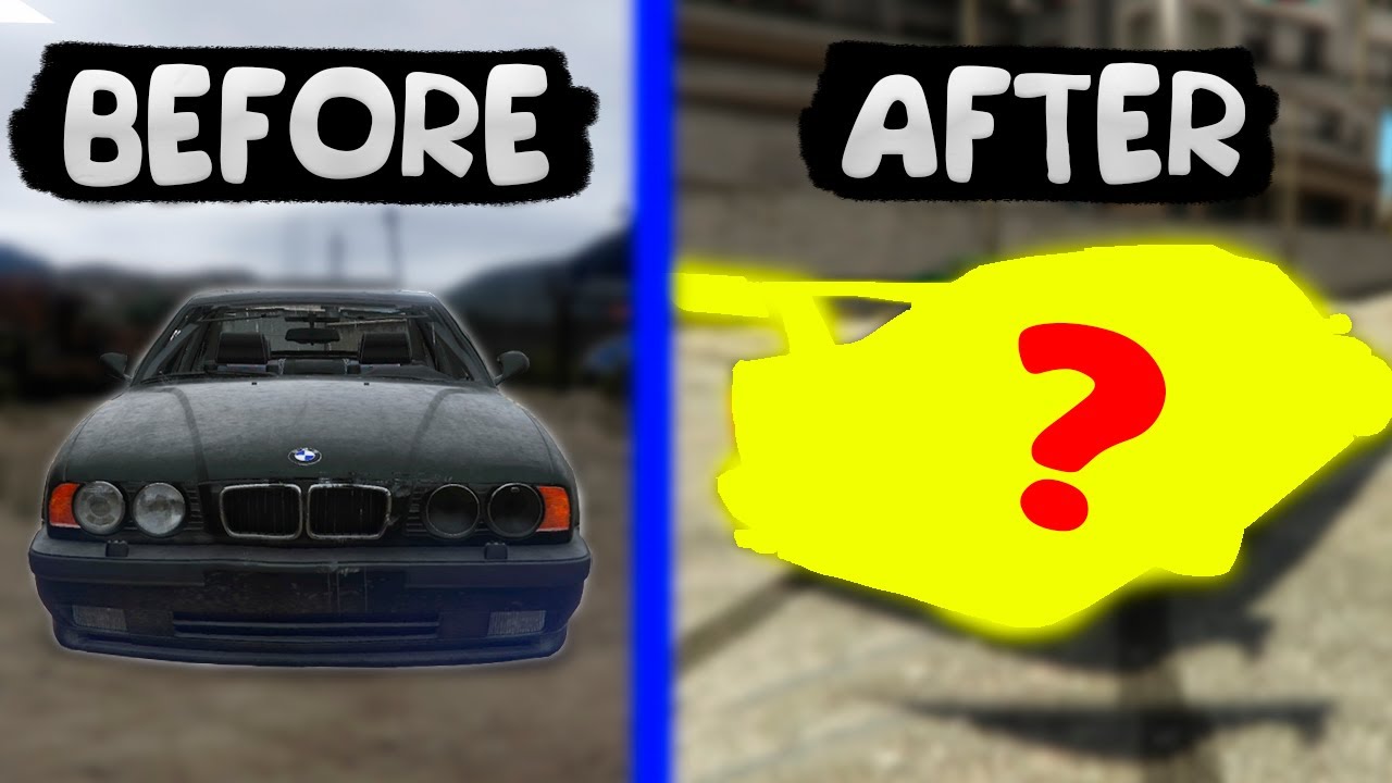 Old BMW e34 Before and After - YouTube