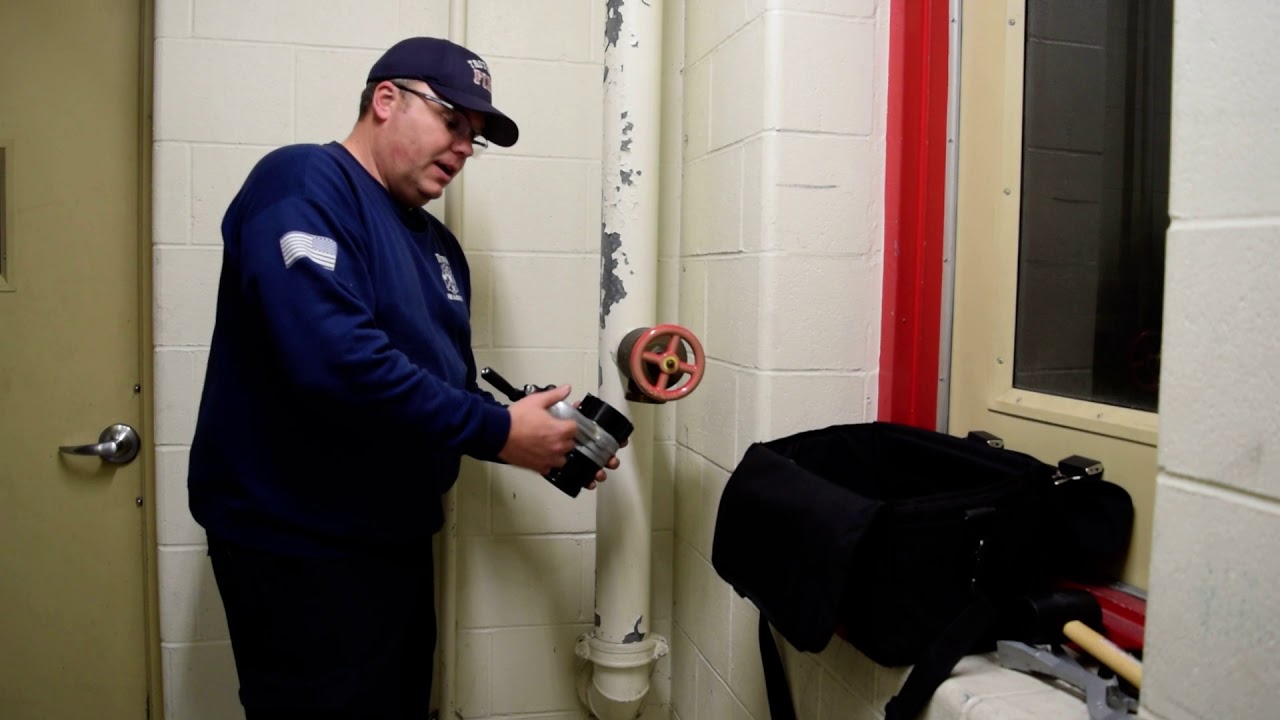 Standpipe hookup - YouTube