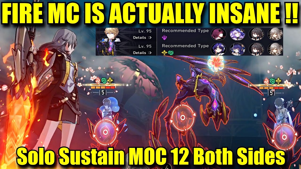 FIRE MC IS ACTUALLY INSANE !! Solo Sustain MOC 12 Both Side with F2P Dr ...