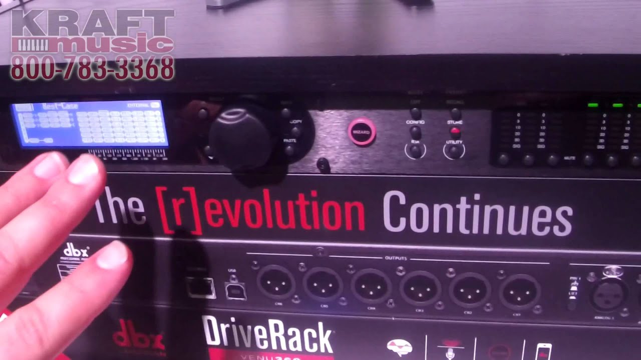 Kraft Music - DBX DriveRack Venu360 NAMM 2015 - YouTube