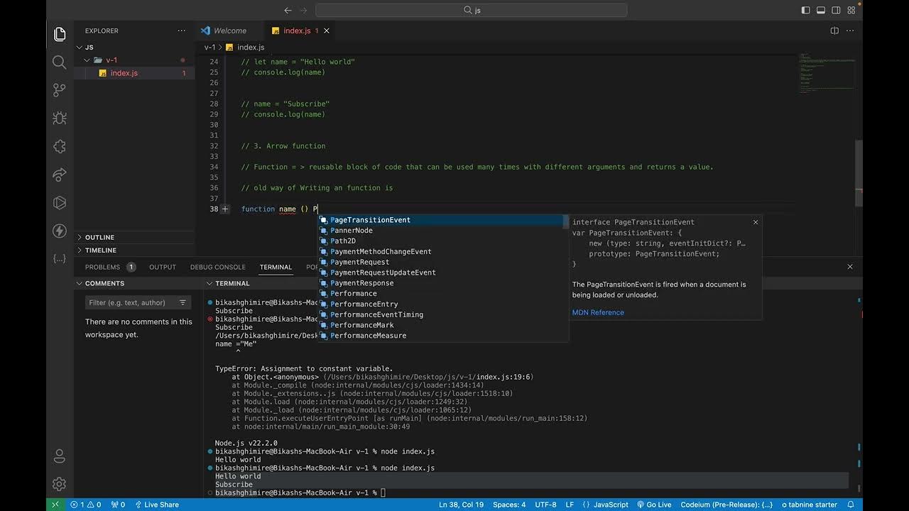 Basics Of Ecma Script Es6 Youtube