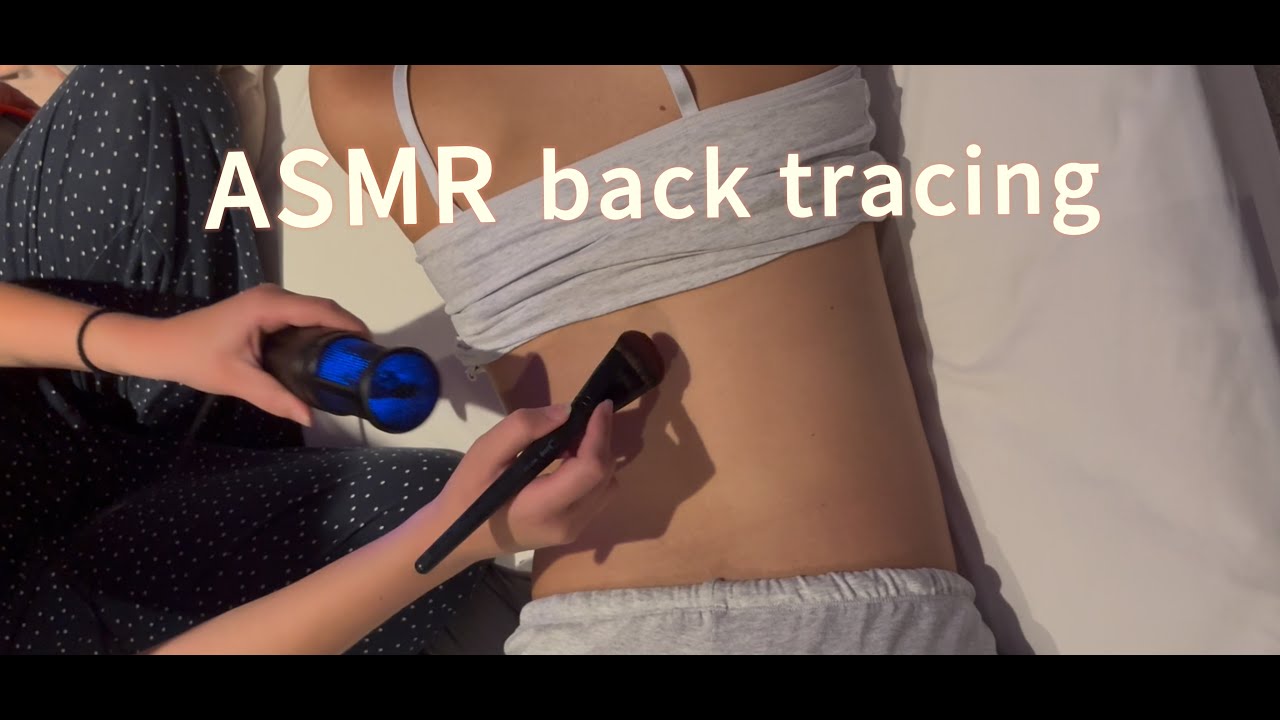 ASMR| Back tracing/ scratching asmr for tingles - YouTube