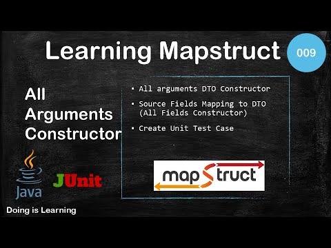 009 - Learning Mapstruct - Constructor Mapping - YouTube