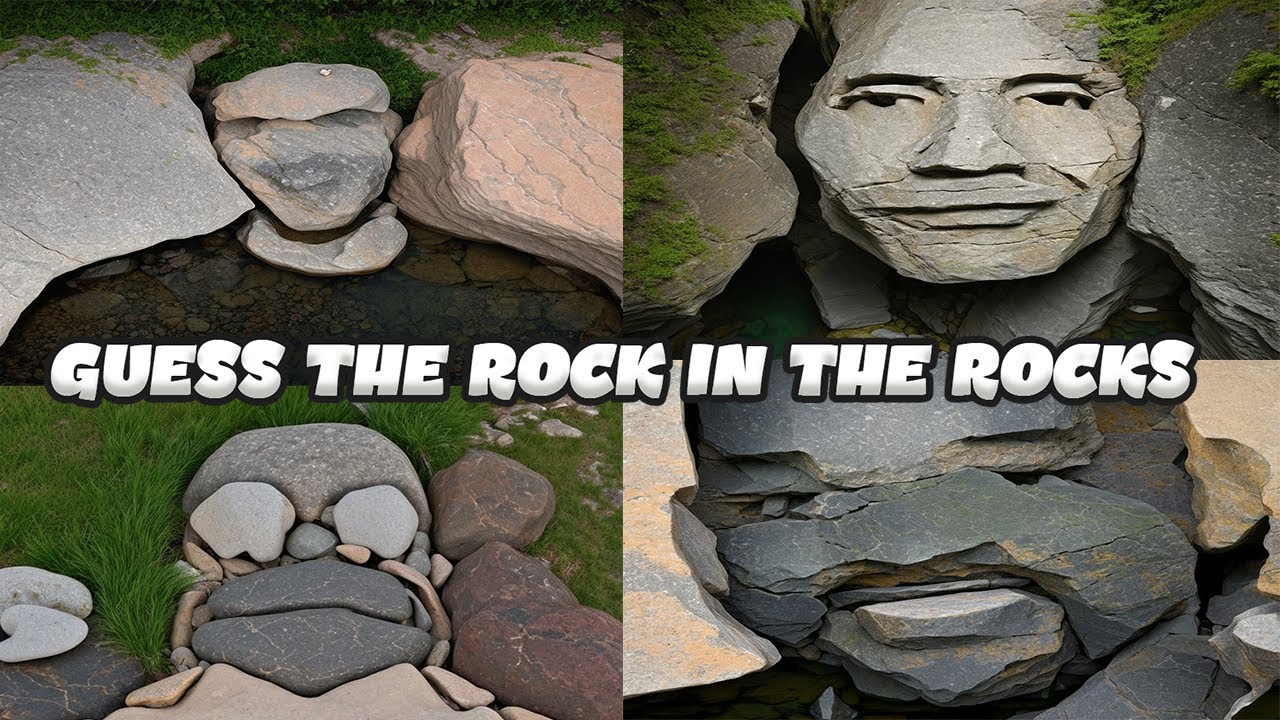 GUESS THE ROCK IN THE ROCKS || Squint your eyes 5 - YouTube