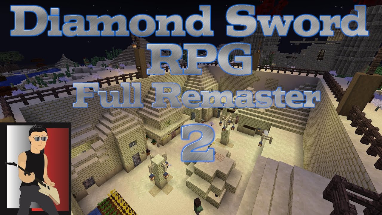 Diamond Sword RPG Full Remaster EP2 - A Minecraft Adventure Map - YouTube