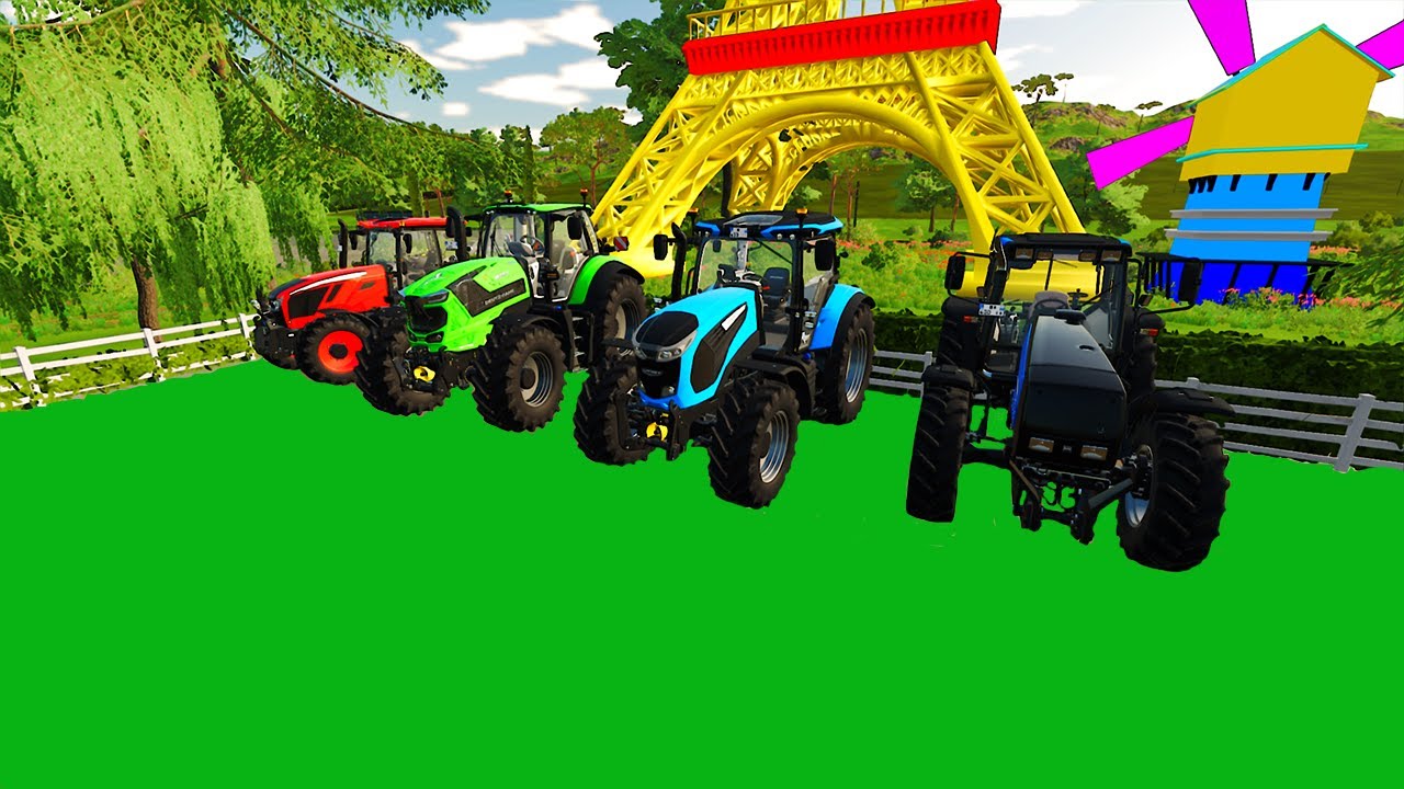 TRANSPORTING MY COLORFUL TRACTOR ON A CHALLENGING ROAD | FARMING ...
