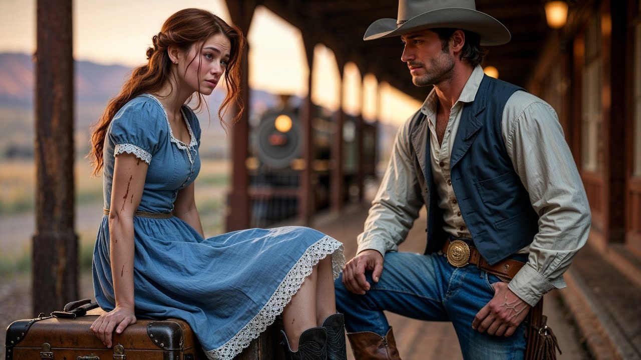 Mail-Order Bride Sat On Her Suitcase Crying, Cowboy Said, “Don’t Cry ...