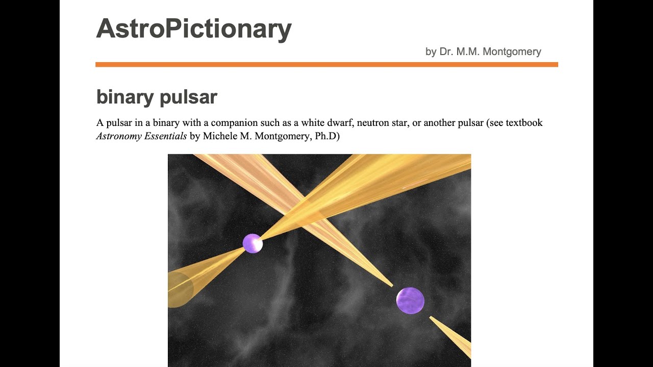 binary pulsar - YouTube