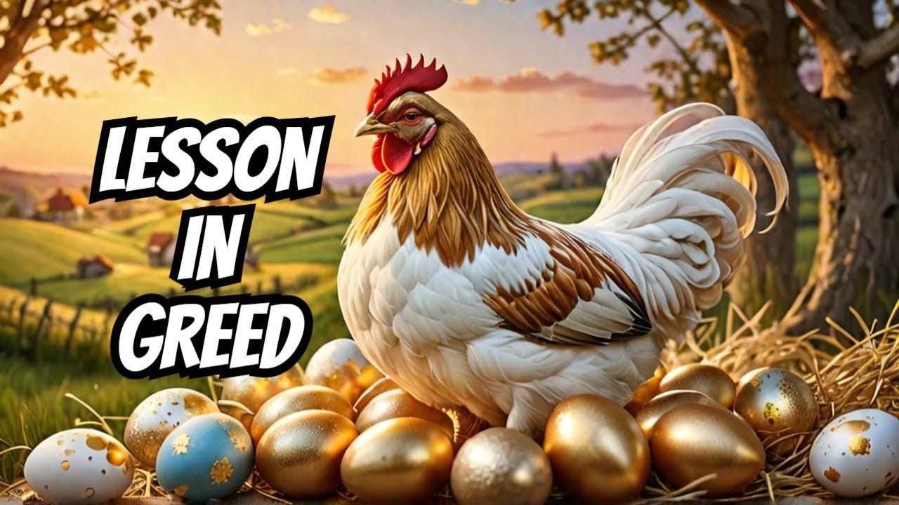 The Hen That Laid Golden Eggs - A Lesson In Greed | Moral Story ...