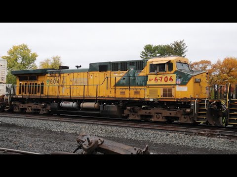 Chasing NS 28X with the Last CNW Painted Engine in Service, UP #6706 ...