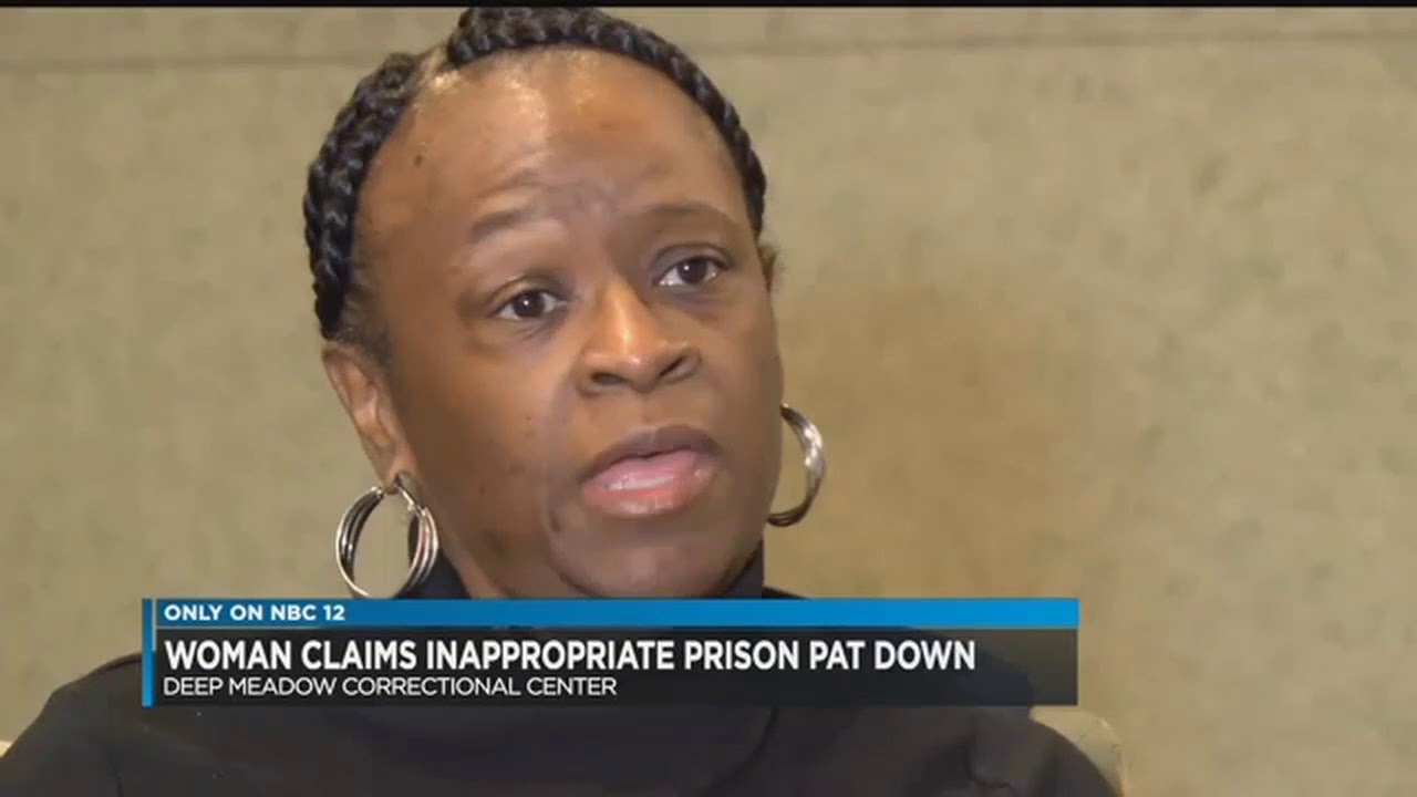 Woman claims inappropriate pat down by prison officer - YouTube
