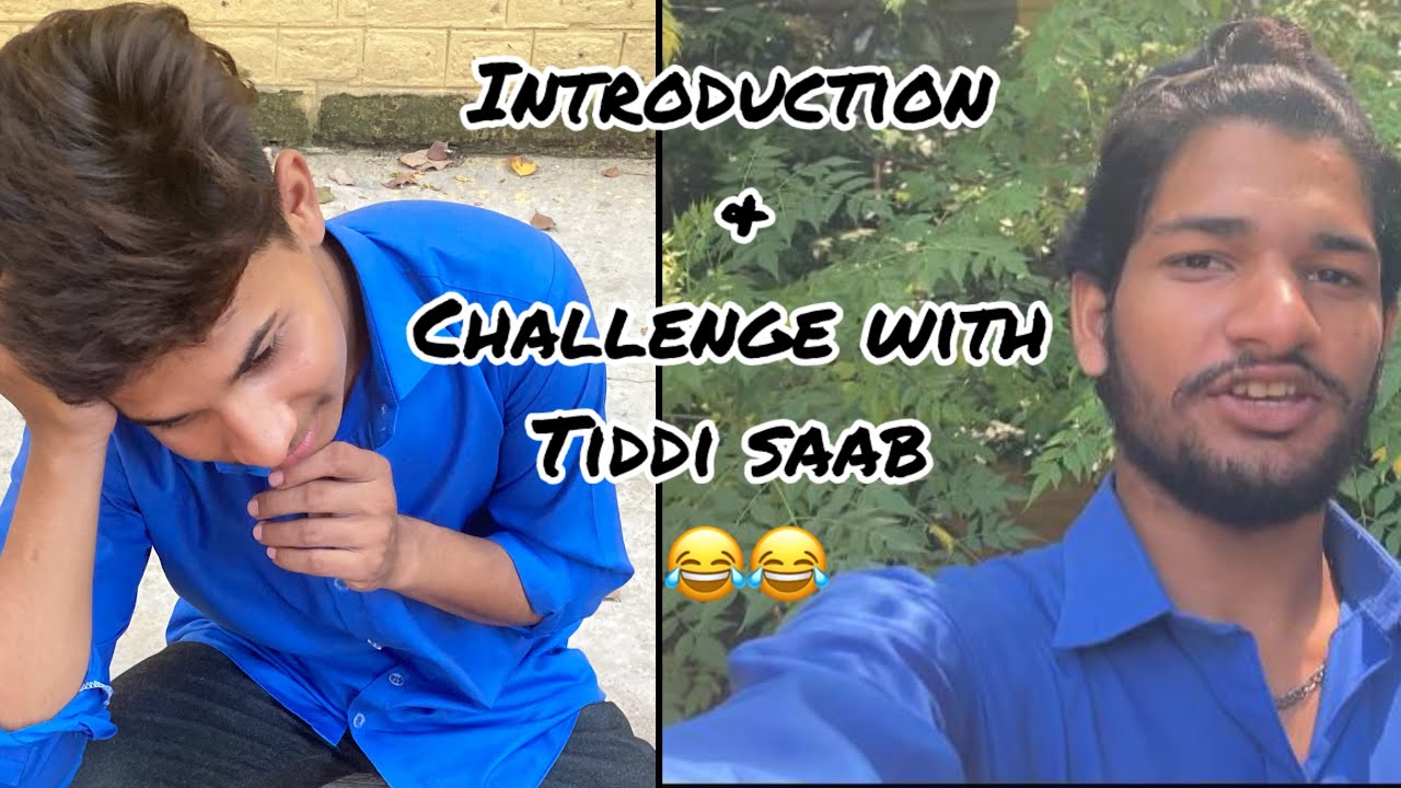 Introduction &prank with tiddi saab 🤣🤣🤣very funny video #viralvideo # ...