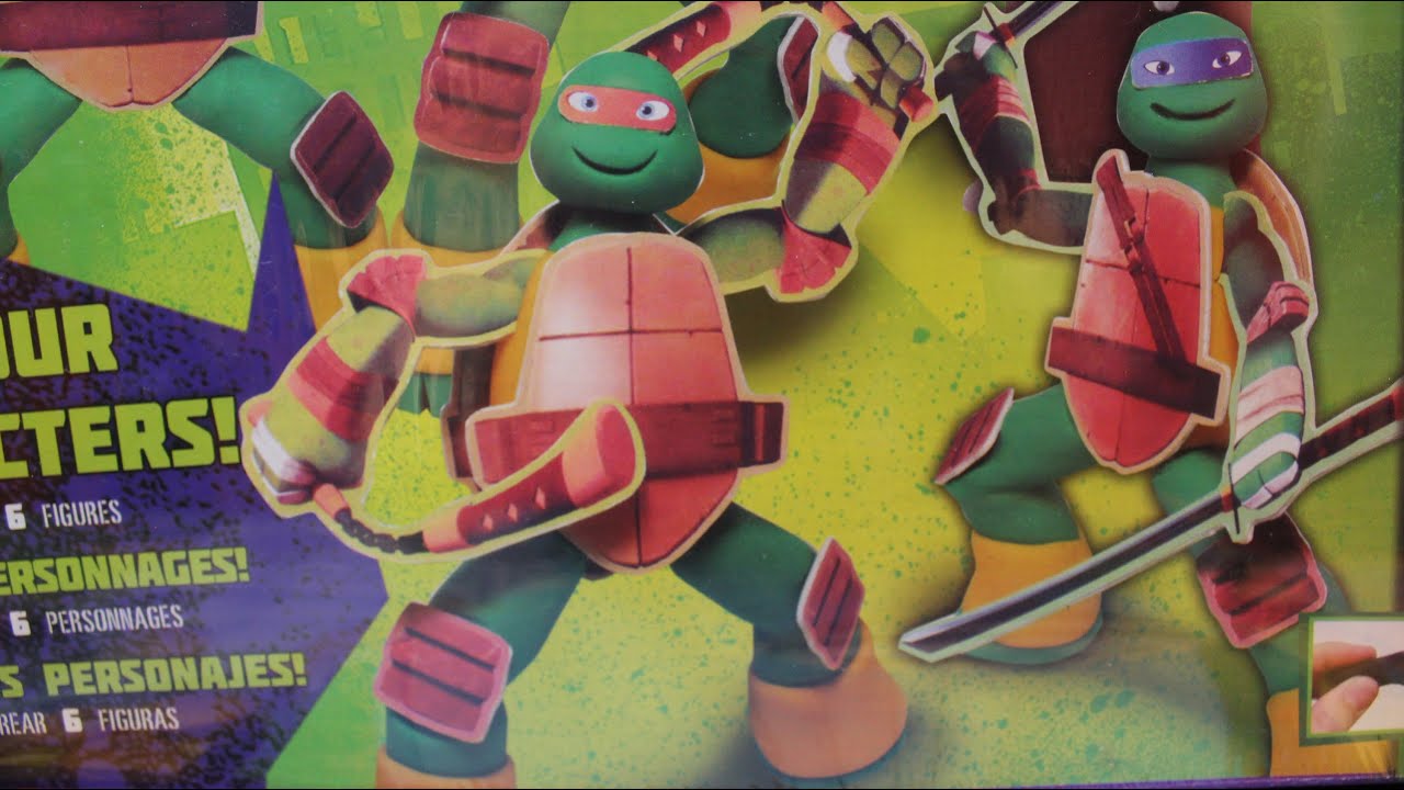 NEW TEENAGE MUTANT NINJA TURTLES Clay Buddies - YouTube