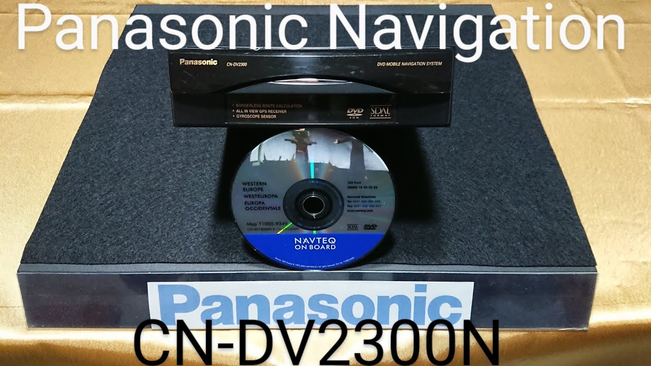 Panasonic DVD Navigation System Mobile CN-DV2300N 001 - YouTube