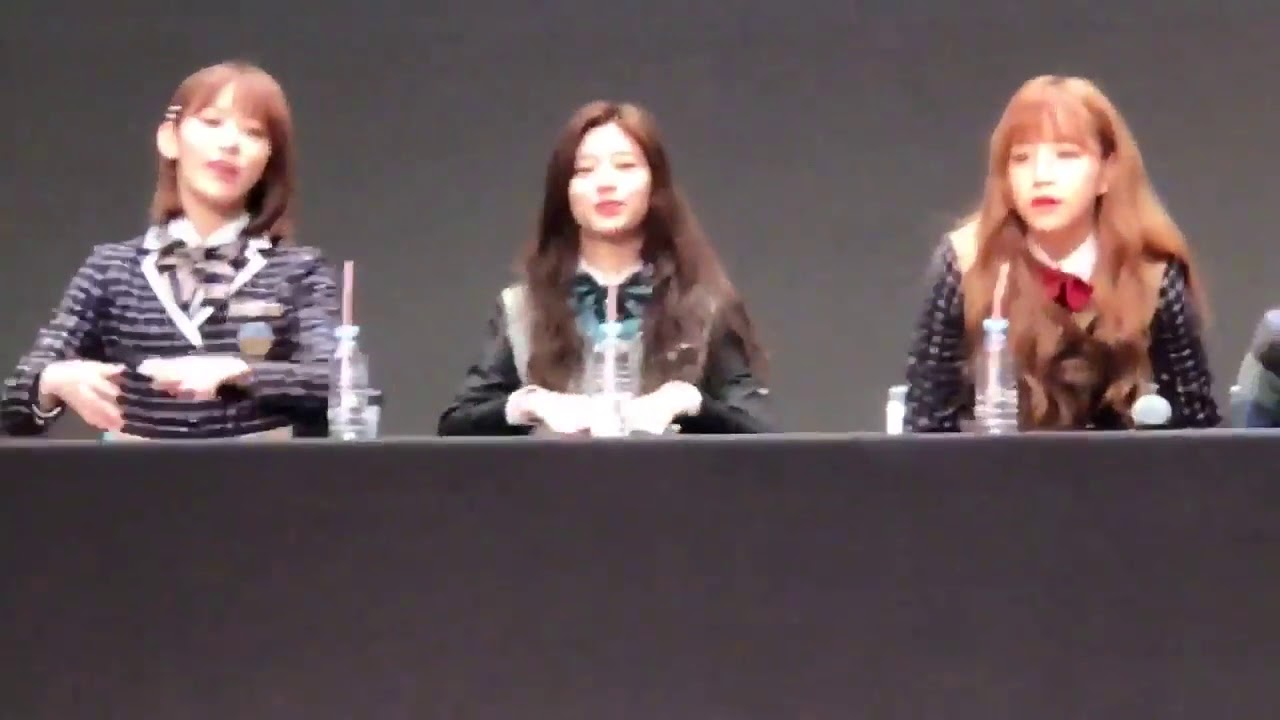 181116 IZONE Fansign at CTS Art Hall in Noryangjin - YouTube