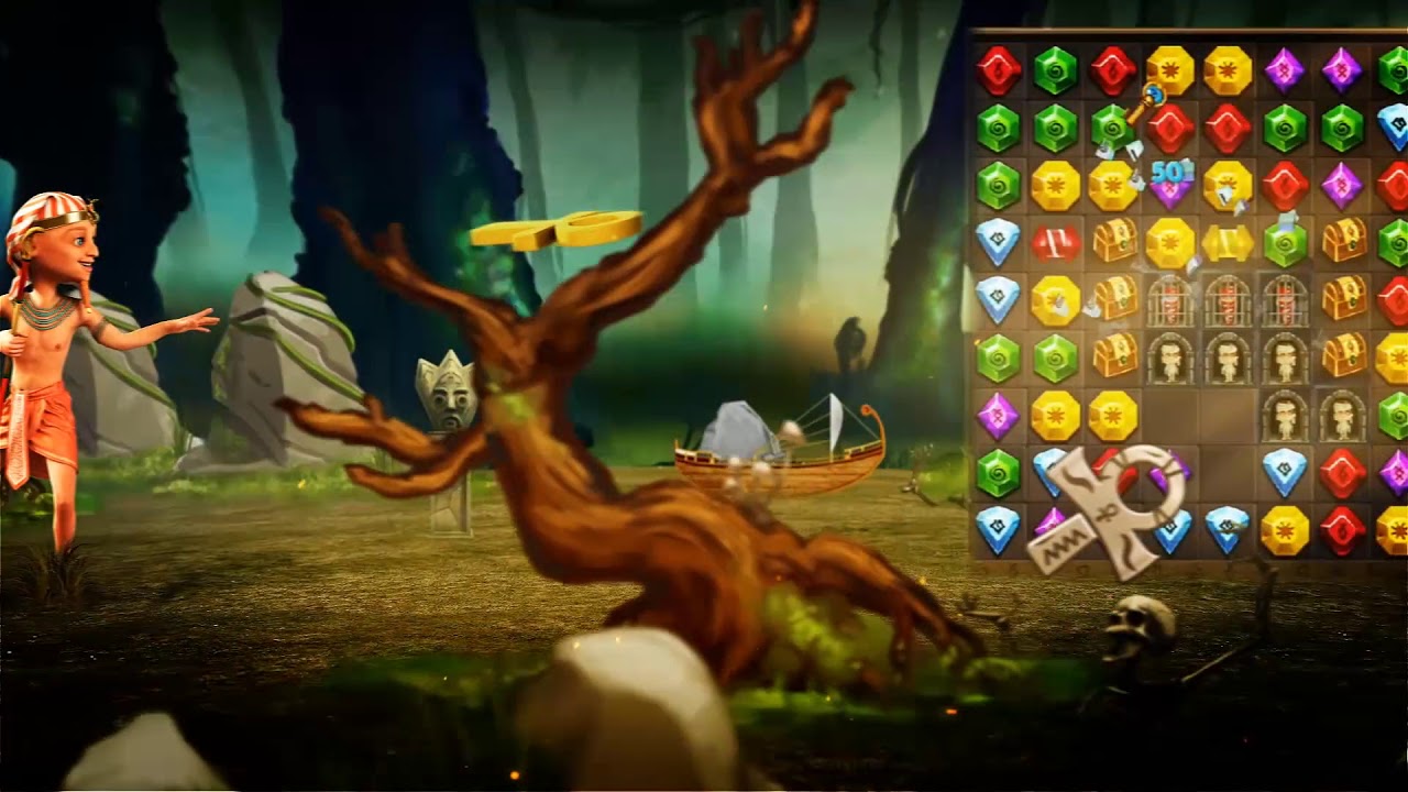 Jewel Ancient: find treasure in Pyramid - 15 seconds game introduction ...