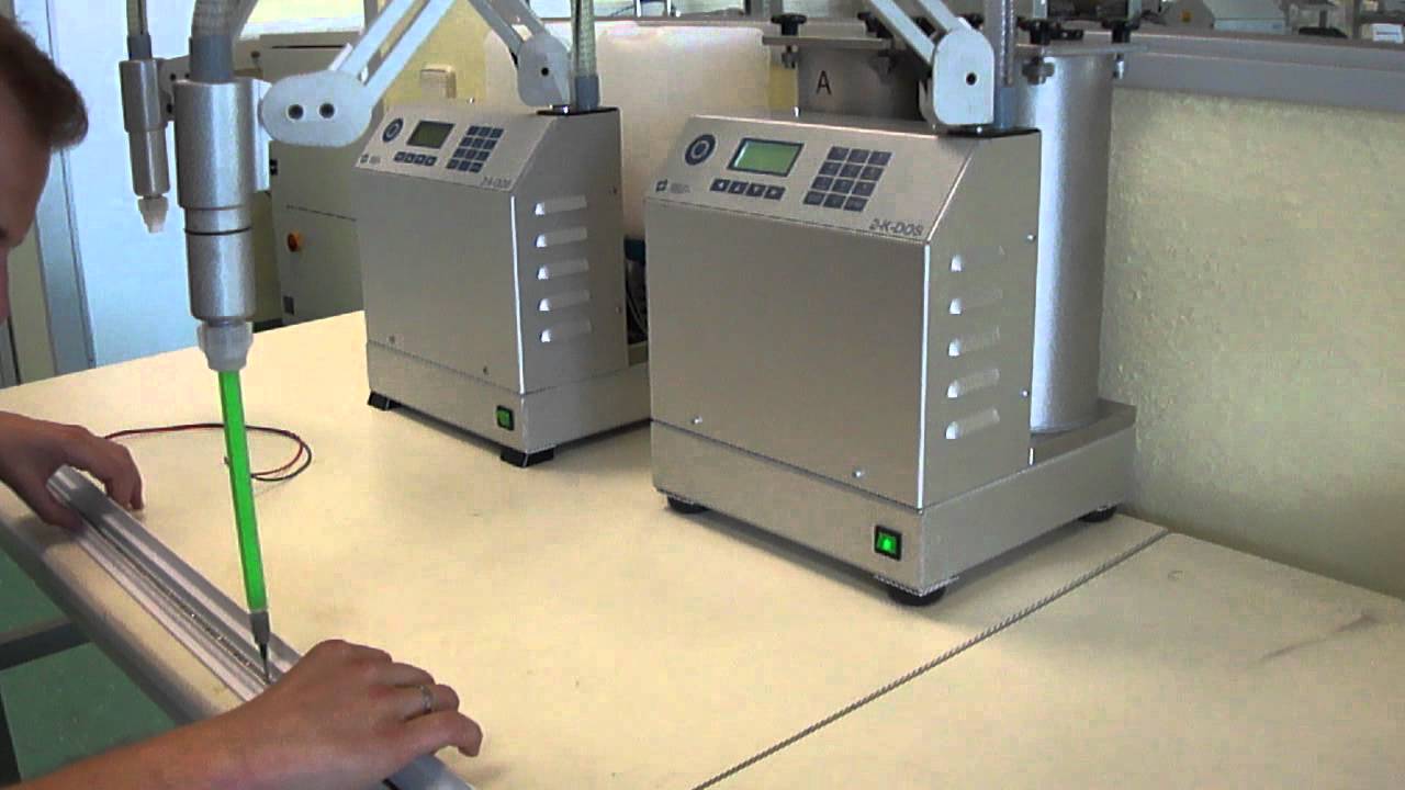 LED Lichtleiste vergießen mit Polyurethan Gerät: 2KDOS 2-K-DOS / Teil 1 ...