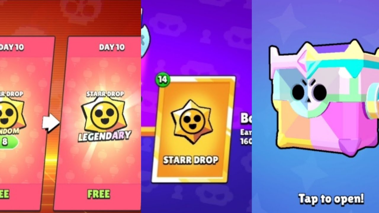 Starr Drops & Trophy Box Opening | Brawl Stars - YouTube