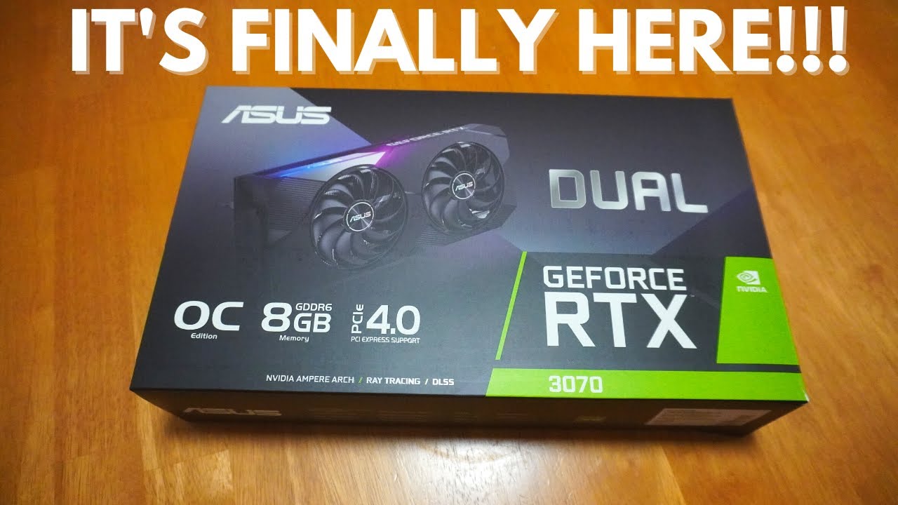 Unboxing And Installation Of ASUS GeForce RTX 3070 OC (Noobie Edition ...