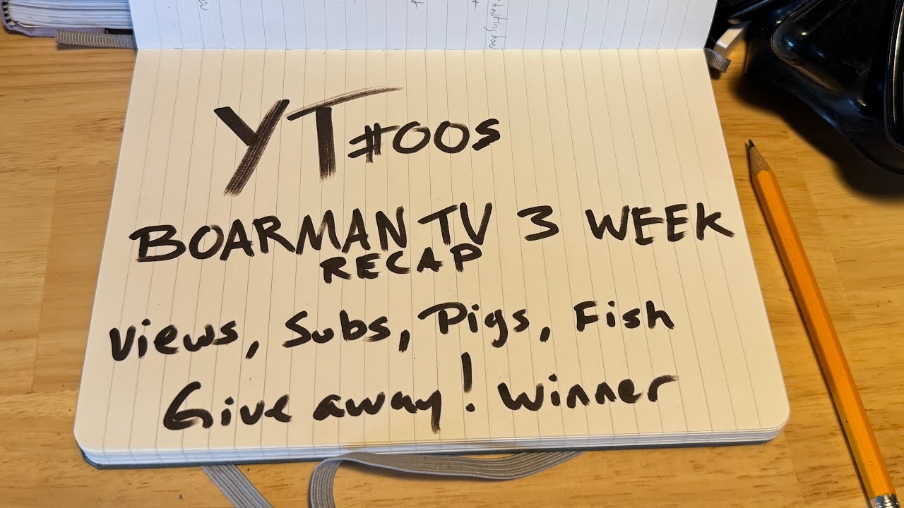 82,000 views. Giveaway announcement!! 3 week recap of the Boarman TV ...