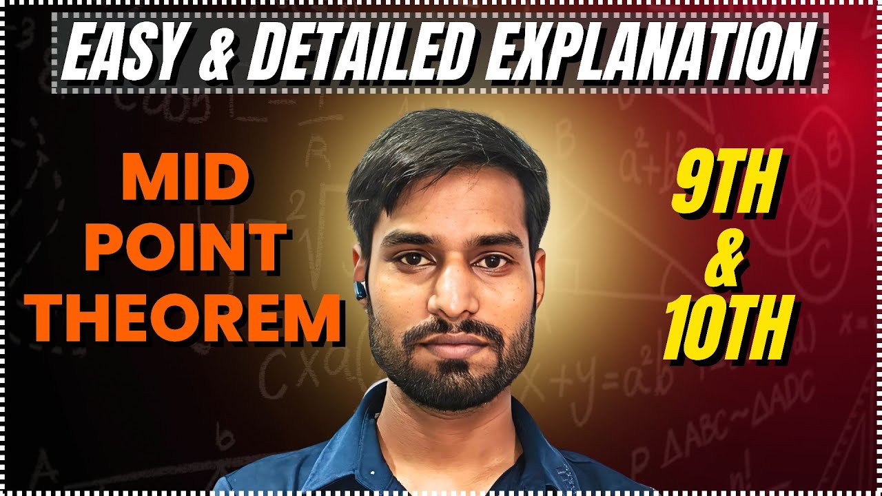 Midpoint Theorem Proof 🔥 | Class 9 & 10 Maths | Step by Step Easy ...