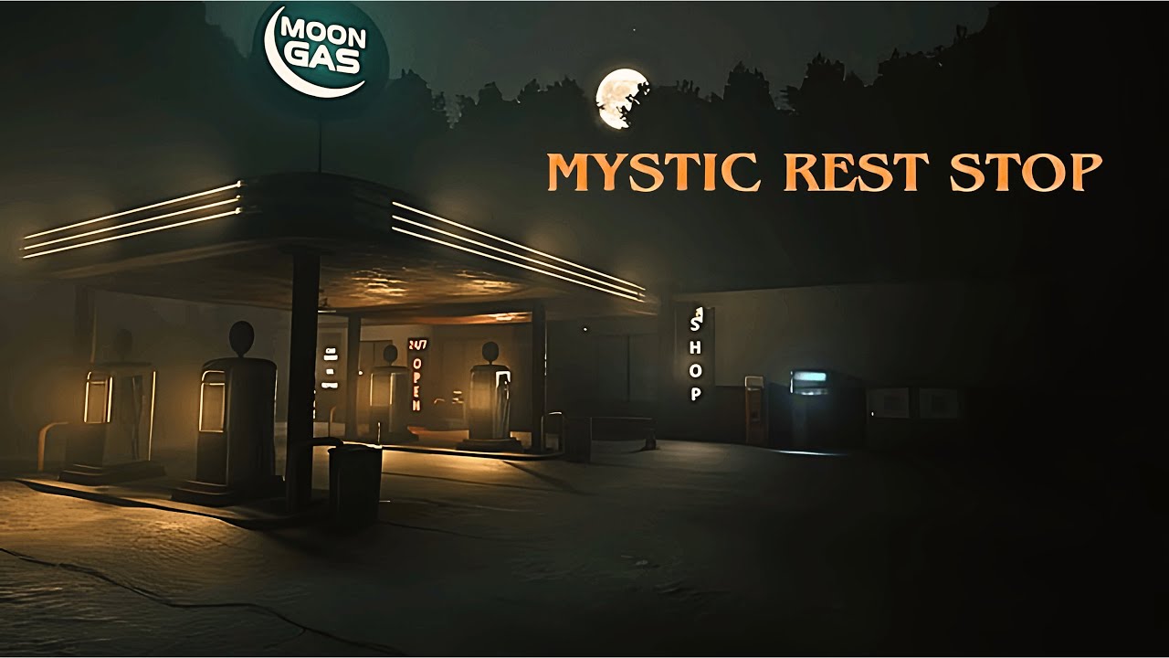 Night Shift At Isolated Gas Station | Mystic Rest Stop - YouTube