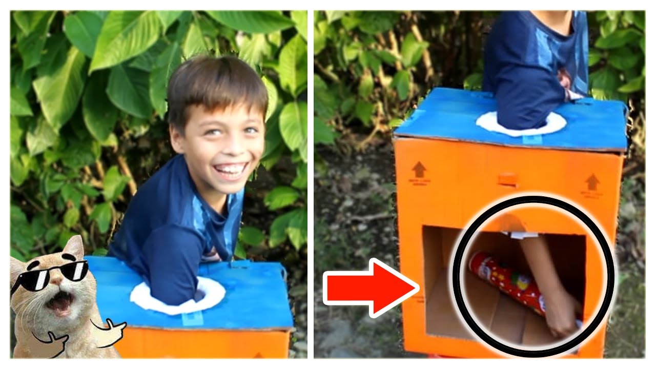 ADIVINA QUE HAY EN LA CAJA - CHALLENGE 😺 - YouTube