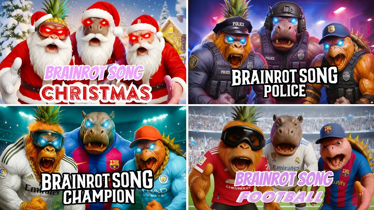BRAINROT CHRISTMAS SONG GIGACHAD SANTA SPAGHETTI BOOM BOOM BRAINROT ...