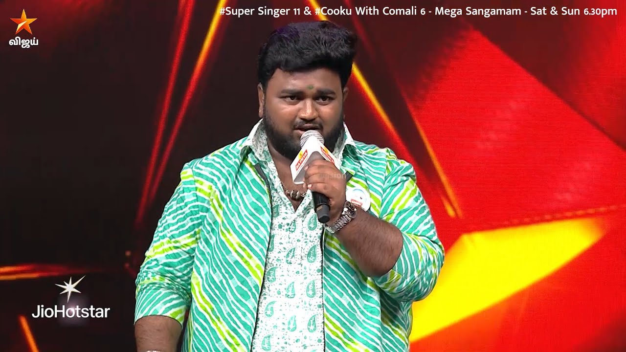 Glimpse of Naan Adicha Song by #Mano 😎💥| Super Singer Season 11 & CWC 6 ...