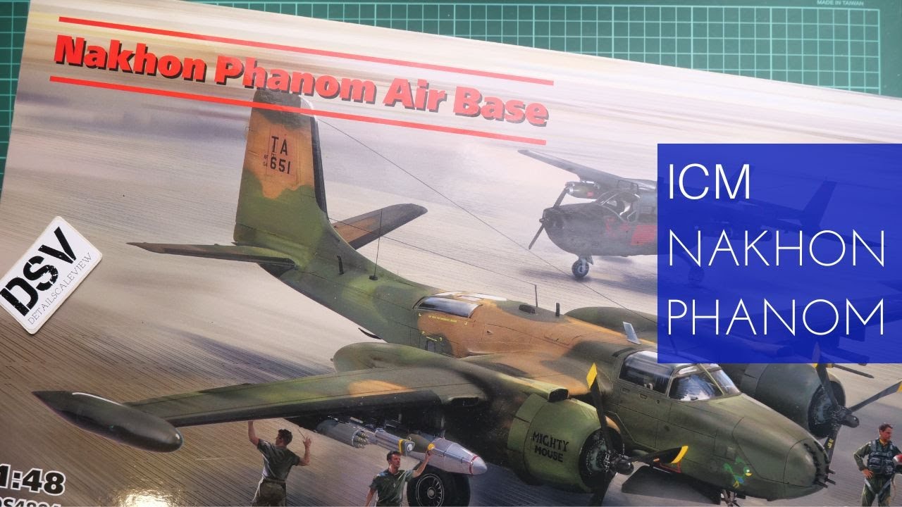 ICM 1/48 Nakhon Phanom Air Base (DS4804) Review - YouTube