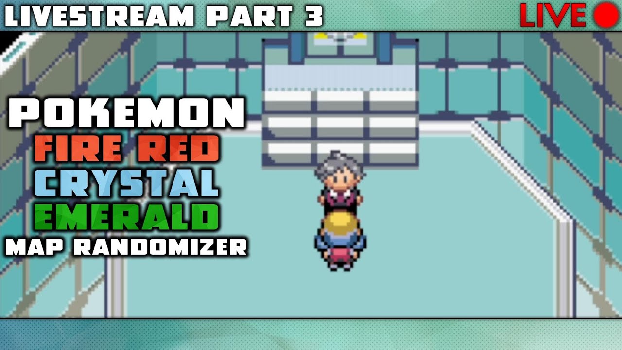 Pokemon Fire Red + Emerald + Crystal Dust Map Randomizer :: Livestream ...