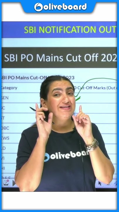 SBI PO Cut Off Trend Analysis #oliveboard #sbipo #sbi #notification #shorts - YouTube