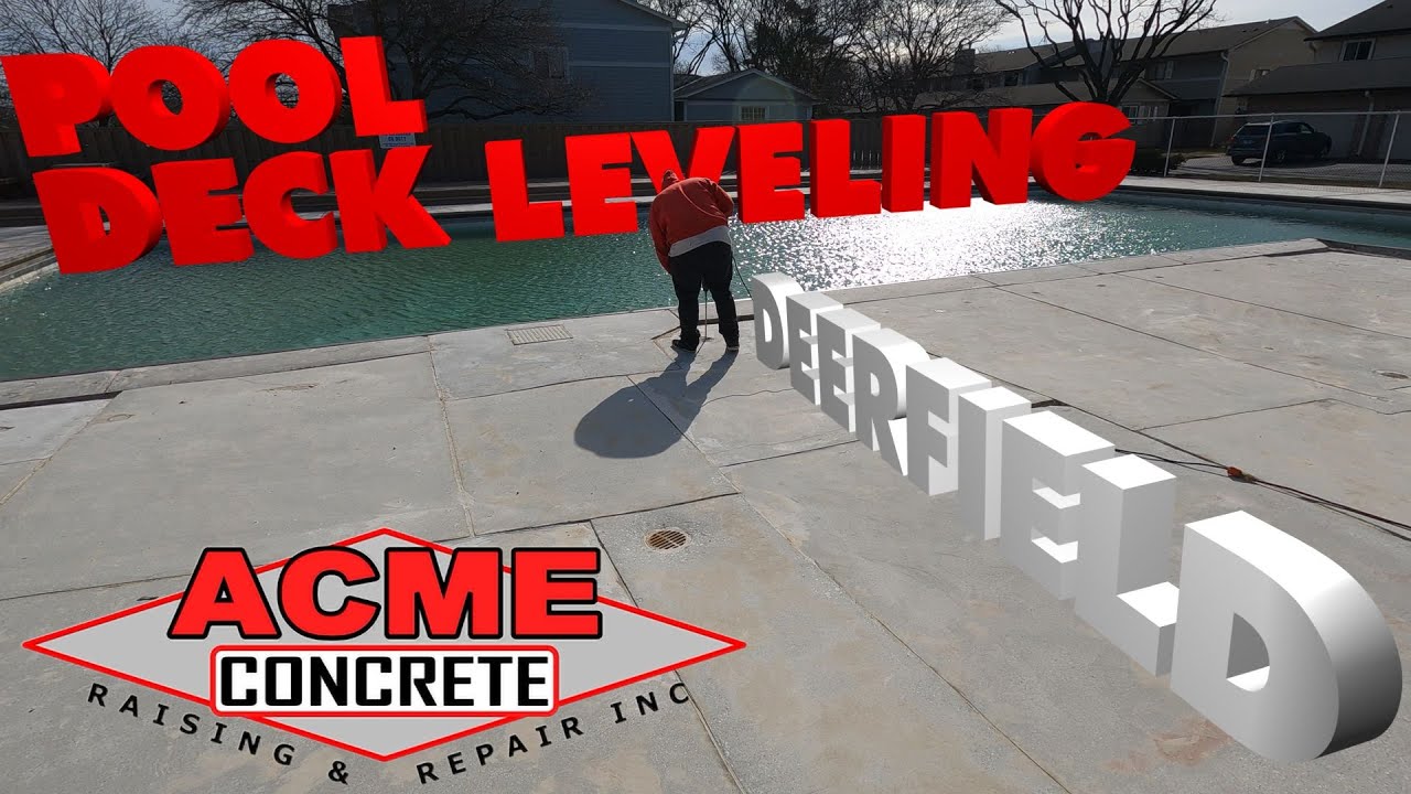 Concrete Pool Deck and Patio Lifting Video | Acme Inc.