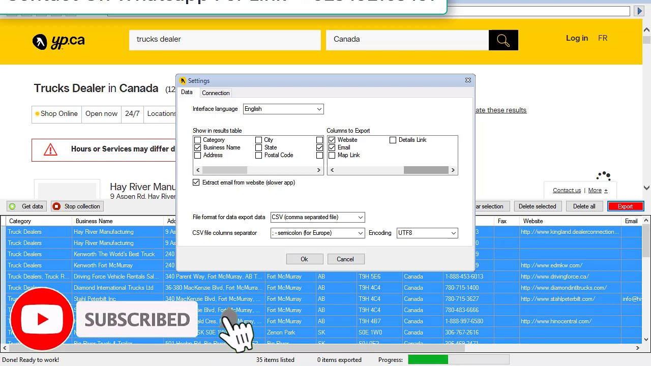 Yellow Leads Extractor Pro | Export Problem Solved - Yellow Pages ...