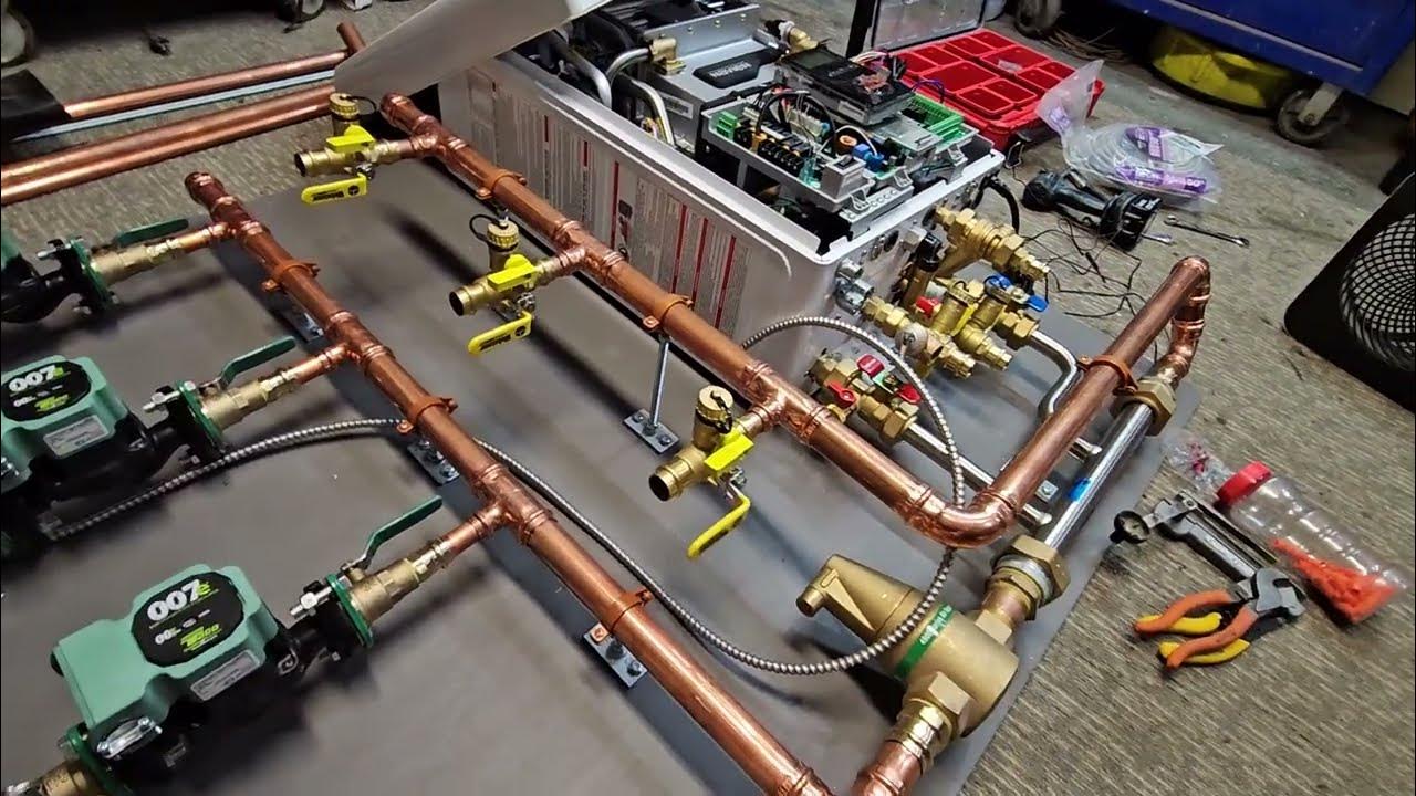 3 Zone Navien Combi Boiler System - Electrical Wiring - YouTube