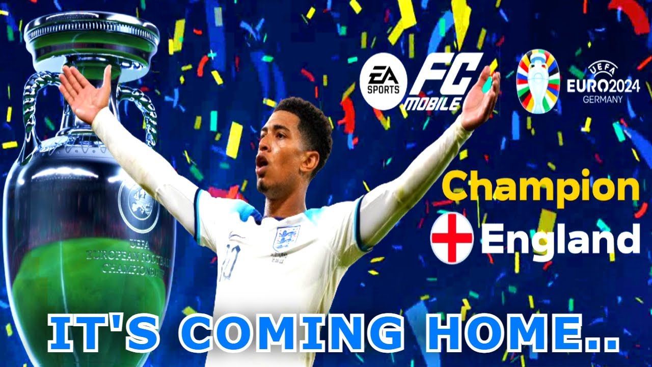 England Won UEFA EURO 2024 titles🏆 - It's Coming Home - EURO Final ...