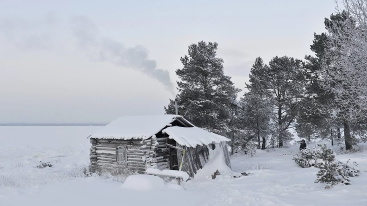 Trapped in a Deadly Snowstorm -42F Snowstorm and wolves, I'm hiding in ...