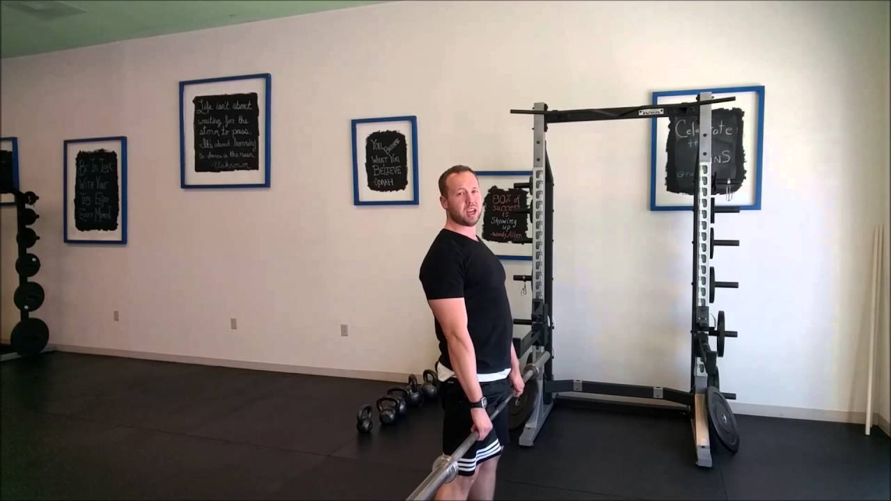 Barbell Row (How to Row to the Hip-Yates Row) - YouTube
