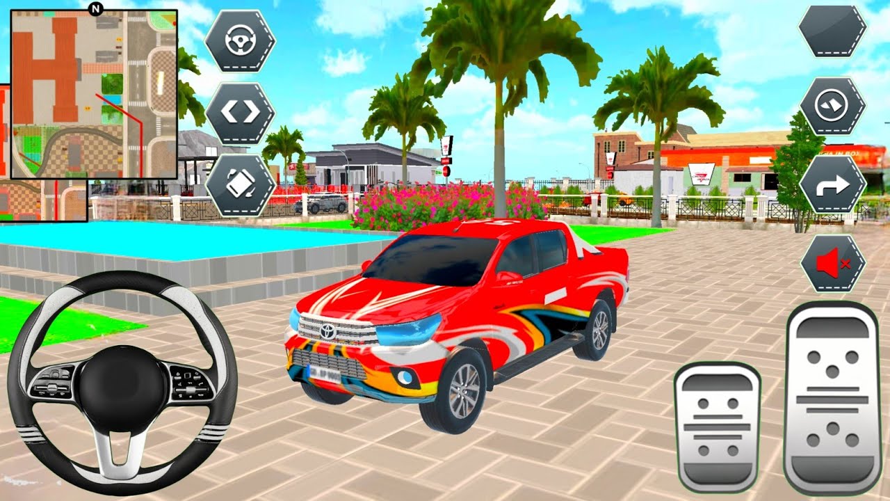 Car Simulator Game 3D - Toyota Fortuner Car Driving (Android Gameplay ...