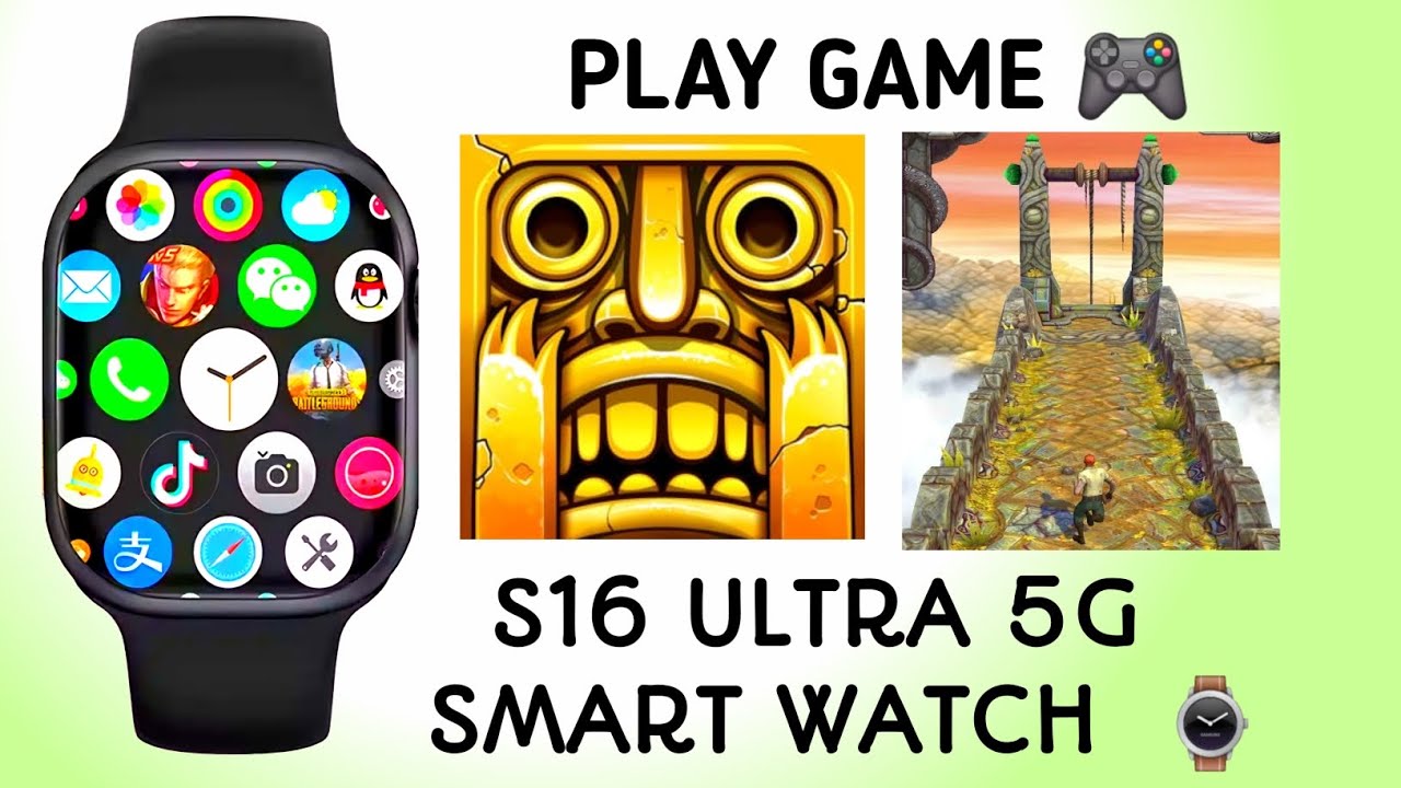 Play Game 😎 In s16 Ultra 5g Smart Watch 🔥 // Game 🎮 Play In S16 Ultra ...